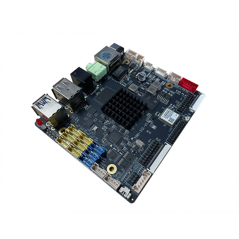 Quad-core CPU POS Motherboard with EMMC 16G Storage and 4K Decoding ...